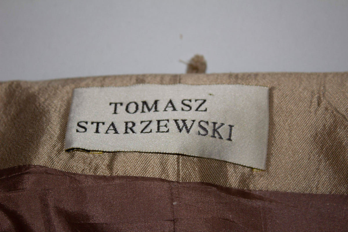 Vintage Tomasz Starzewski Gold Jacket – modesandmore